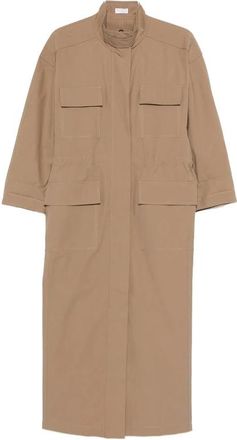 Brunello Cucinelli Femme, Manteaux, Brun, Taille: 34 FR Trench-coat