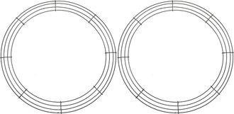 Happyyami 2Pcs Frühling Draht Kranz Ringe Draht Kranz Rahmen, 16Zoll Draht Kranz Herstellung Ringe für Ostern Weihnachten Neujahr Valentines Dekoration
