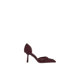 Twentyfourhaitch Escarpins &agrave; bride cheville orn&eacute;s de strass 90 mm - Femme - Chaussures - Rouge - Taille: 38 EU