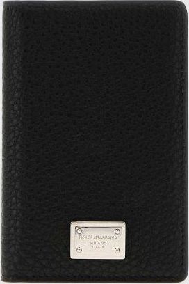Dolce & Gabbana Bifold-Portemonnaie von aus Kalbsleder mit metallener Logoplakette