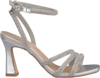 Alma En Pena Alma EN Pena, Femme, Chaussures, Gris, Taille: 39 EU Demi-Sandale avec Brides Tubulaires et Bride Cheville