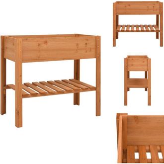 vidaXL Vidaxl - Jardinière 88x43x80 cm Bois de sapin - Jardinier - Plante - Supports Pour Plantes - Meuble Extérieur - Rangement Intérieur