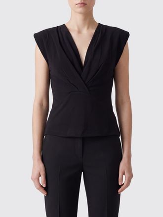 Isabel Marant Top drap&eacute; &agrave; col V et coupe slim en coton