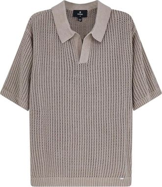 Represent Represent, Homme, Tops, Gris, Taille: M Beverly Knit Polo