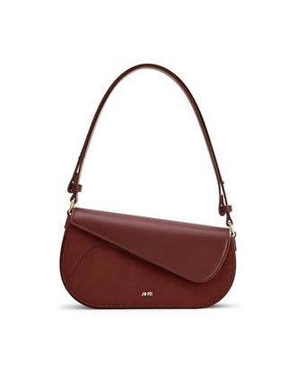 JW PEI Addisyn Sac bandouli&egrave;re pour femme - Daim Synth&eacute;tique Panel&eacute; Marron Moka