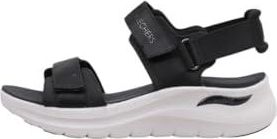 Skechers Femme Arch Fit 2.0 Sandal Go-getter, Black Webbing, 40 EU