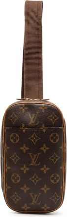 Louis Vuitton 2003 Monogram Pochette Gange crossbody bag - Braun