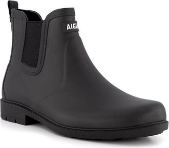 Aigle Herren Chelsea Boots schwarz Gummi