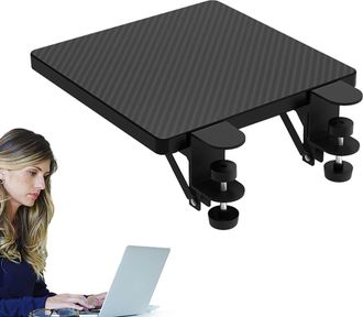 Generic Ausziehbares vom Schreibtisch - Ergonomische Schreibtisch Ablageschale mit Clip auf, Erweiterung, Terminal auf Desktop-Erweiterung | Schreibtischangri