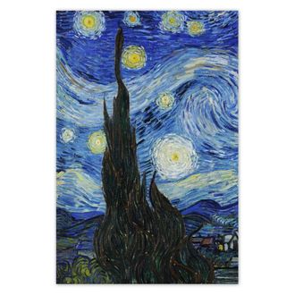 Generic Foto-Poster, Wanddekoration, 62 x 93 cm, Sternennacht, Van Gogh Nr. H5351Z_PL1DJ