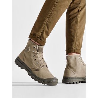 Palladium Schn&uuml;rstiefeletten Palladium Pampa Hi 02352-308-M Gr&uuml;n