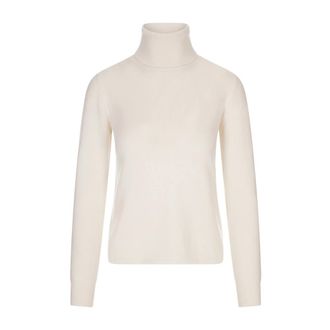 Max Mara Femme, Pulls, Blanc, Taille: 40 FR Educata Turtleneck