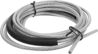 Hemobllo Gewichtetes Springseil Ersatzkabel mit Verdicktem Stahlseil Verschlei&szlig;festem Schlauch Fitness Training Springseil f&uuml;r Erwachsene und Outdoor Einsatz