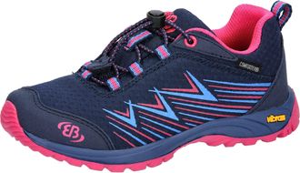 Brütting Unisex Kinder Chesna Low Cross-Laufschuhe, Marine Blau Pink, 28 EU
