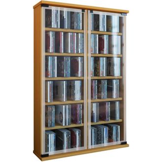 ebuy24 Ebuy24 - Etagère cd/dvd média Galerie h. 92 x l. 60 x p. 18 cm Enregistrer