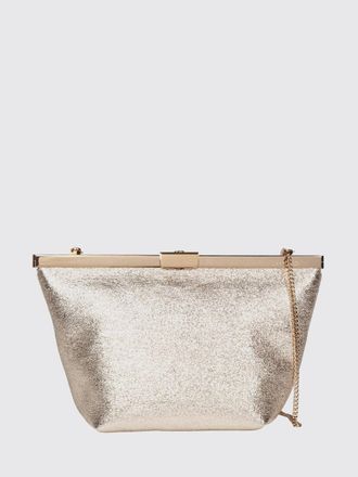 Jimmy Choo London Mini sac &agrave; main Ganache en cuir lamin&eacute; avec bandouli&egrave;re
