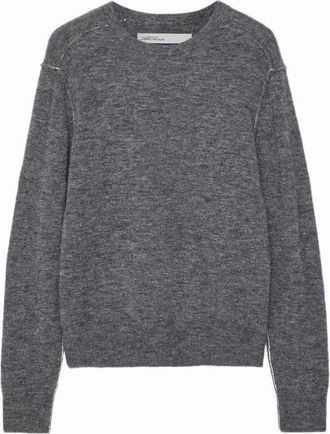 AllSaints Soren Rundhalspullover in Grau meliert