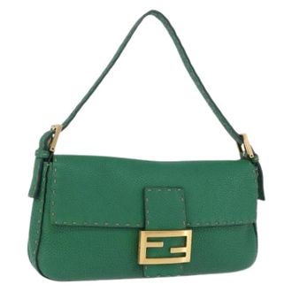 Fendi Pre-owned Vintage Schultertasche - - Pre-owned - Damen - Gr&uuml;n - ONE SIZE