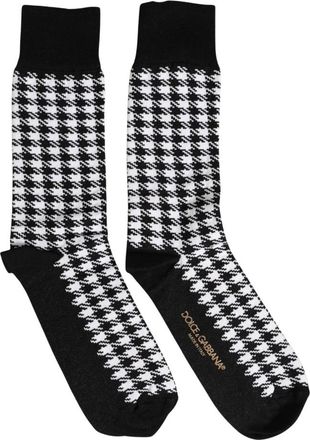 Dolce & Gabbana Socken mit Hahnentrittmuster - - Accessories - unisex - Mehrfarbig - ONE SIZE