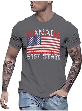 Generic Hauts d&eacute;t&eacute; d&eacute;contract&eacute;s pour hommes, T-shirts amples et mignons, coupe ample, t-shirt de f&ecirc;te 2025, T-shirts tendance pour sorties, t-shirts pour homm