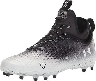 Under Armour Sportlight Lux MC 2.0 Chaussures de football pour homme, (001) noir/blanc/blanc, 42.5 EU