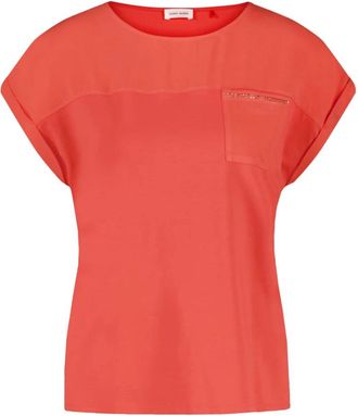 Gerry Weber Femme, Tops, Rouge, Taille: 40 FR Short Sleeve Shirt