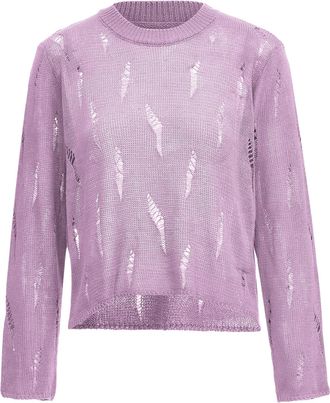 Mymo Pullover Frauen Lavendel