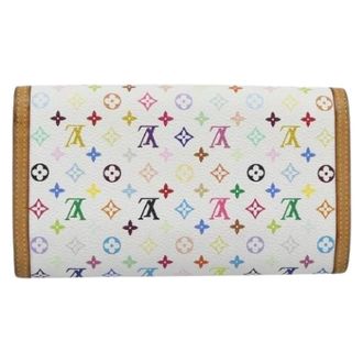 Louis Vuitton Portefeuille vintage en cuir pr&eacute;-poss&eacute;d&eacute; - Femme - Pre-owned - Multicolore - Taille: ONE Size