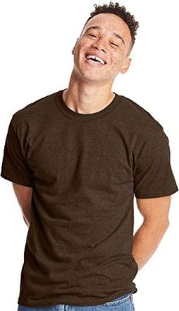 Hanes Big Tall Beefy-T Tall T-B T-shirt pour homme, Brun chin&eacute;., Taille L