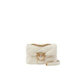 Pinko Pinko, Femme, Sacs, Beige, Taille: ONE Size Love Puff Mini Cl Sheep Nappapa