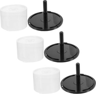 BESPORTBLE 3 Stück CD Aufbewahrungsboxen Transparent Kunststoff Design Scheiben Kapazität Platzsparend Moderner Stil für Büro und Zuhause