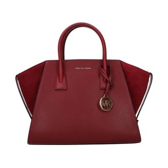 Michael Kors Luxuri&ouml;se Handtasche aus echtem Leder - - Bags - Damen - Rot - ONE SIZE