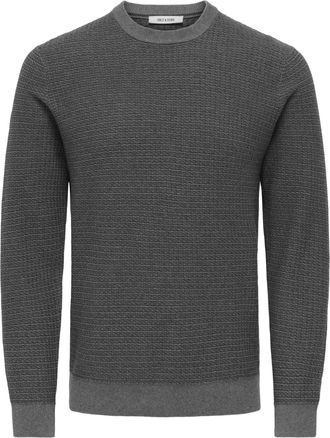 Only & Sons Onsmiguel Reg 12 Structure Crew Knit