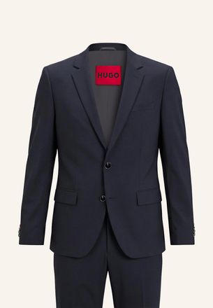 HUGO BOSS Hugo Business Anzug Henry/getlin232x Slim Fit blau