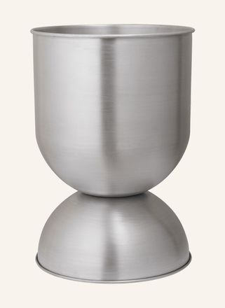 Ferm Living Ferm Living Blumentopf Hourglass silber