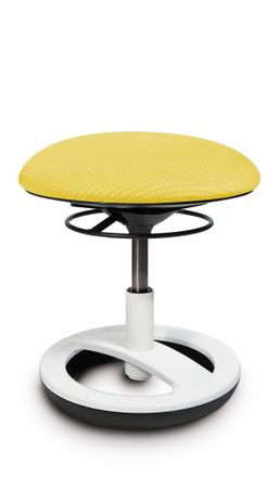 Topstar Topstar Kindersitzhocker Sitness Bobby Alu weiß lackiert buttercup-gelb