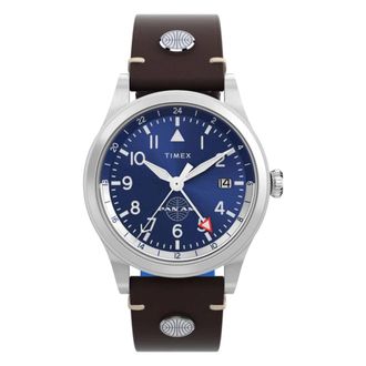 Timex Waterbury GMT - - Accessories - Herren - Braun - ONE SIZE