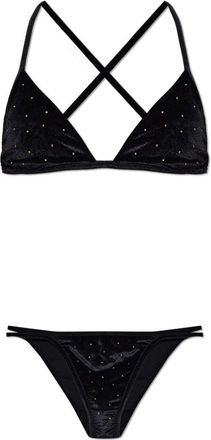 Balmain Femme, Maillots de bain, Noir, Taille: 44 FR Maillot de bain deux pi&egrave;ces