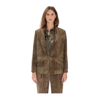 Momoni Femme, Vestes, Vert, Taille: 40 FR Pembroke Jacket