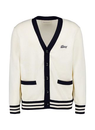 GANT Herren Pullover beige Baumwolle unifarben