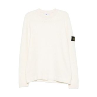 Stone Island Luxuri&ouml;ser Avorio Pullover - - Knitwear - Herren - Beige - 2XL