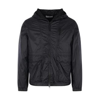 Stone Island Homme, Vestes, Noir, Taille: XL Veste &agrave; Capuche Ripstop