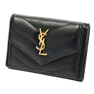 Saint Laurent Portefeuille Vintage Pre-owned - Femme - Pre-owned - Noir - Taille: ONE Size