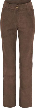 Notyz Lederhose - - Trousers - Damen - Braun - L