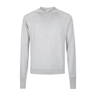 Eleventy Homme, Sweatshirts et sweats &agrave; capuche, Gris, Taille: L Pull ras du cou
