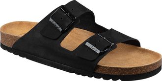 Scholl Herren Julien Sandale, Schwarz, 43 EU