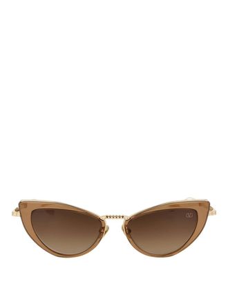 Valentino Garavani Lunettes De Soleil - Or