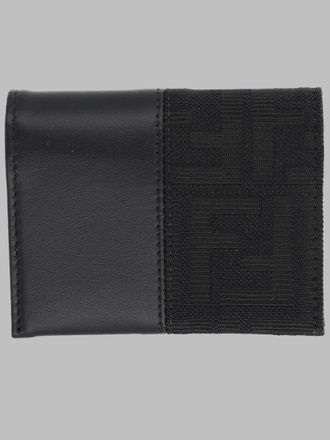 Fendi FF Jacquard Card Case - Black