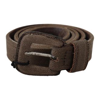 Costume National Eleganter Brauner Lederg&uuml;rtel - - Accessories - Damen - Braun - ONE SIZE
