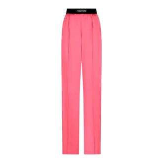 Tom Ford Femme, Pantalons, Rose, Taille: 38 FR Stretch Silk Satin PJ Pants